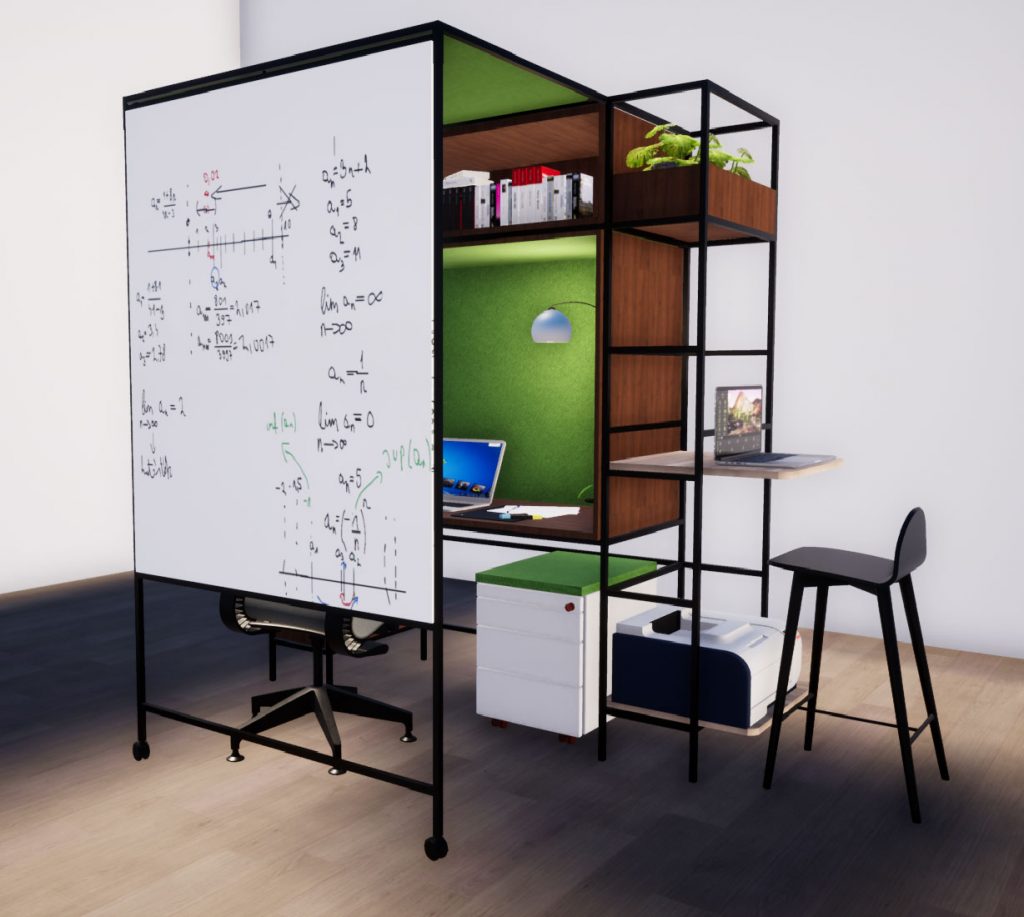 SOHO Executive Office Station | Exo Skeleton | Ergosystem